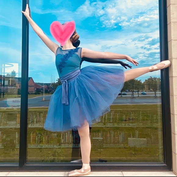 Weissman | Other | Weissman A Thousand Miles Storm Blue Ballet Tutu ...